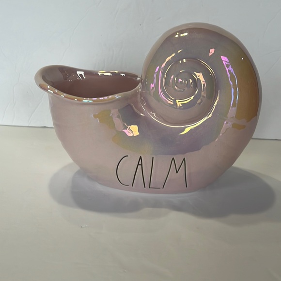 Rae Dunn | Accents | Rae Dunn Calm Ceramic Shell With Luster Iridescent ...